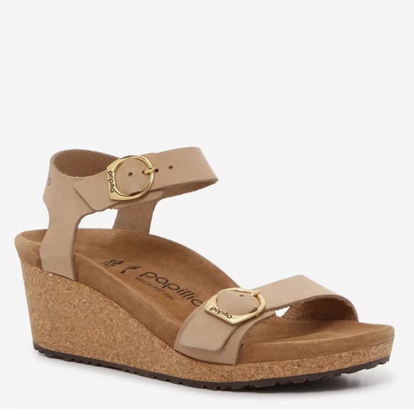 Papillio | Shoes | Birkenstock Papillio Soley Nubuck Leather Wedge ...